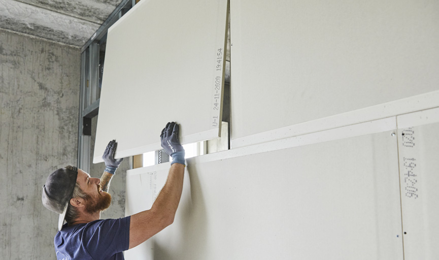 Byg din skillevæg i gips - Guide og inspiration - Bygma